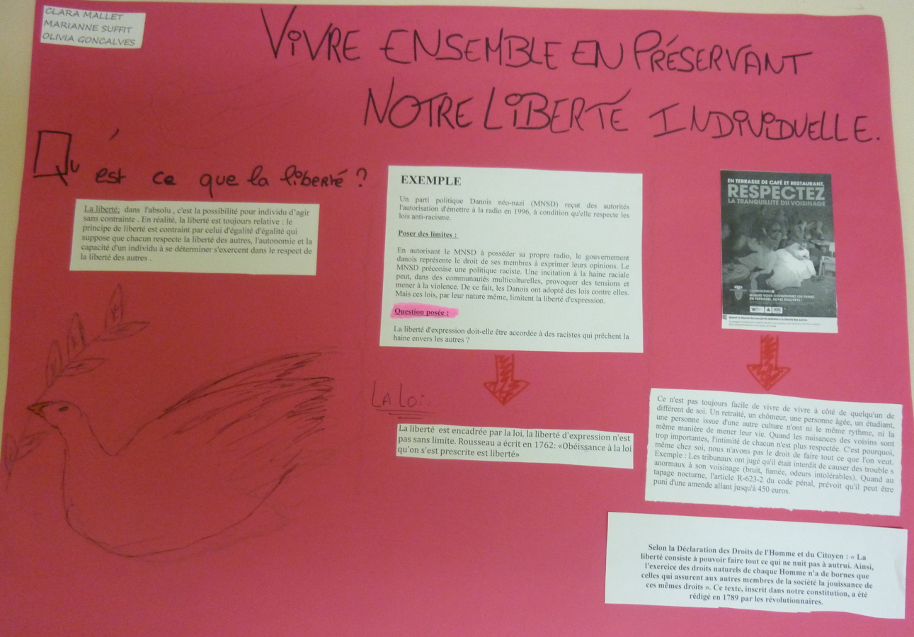 Vivre ensemble en préservant sa liberté individuelle 4e3